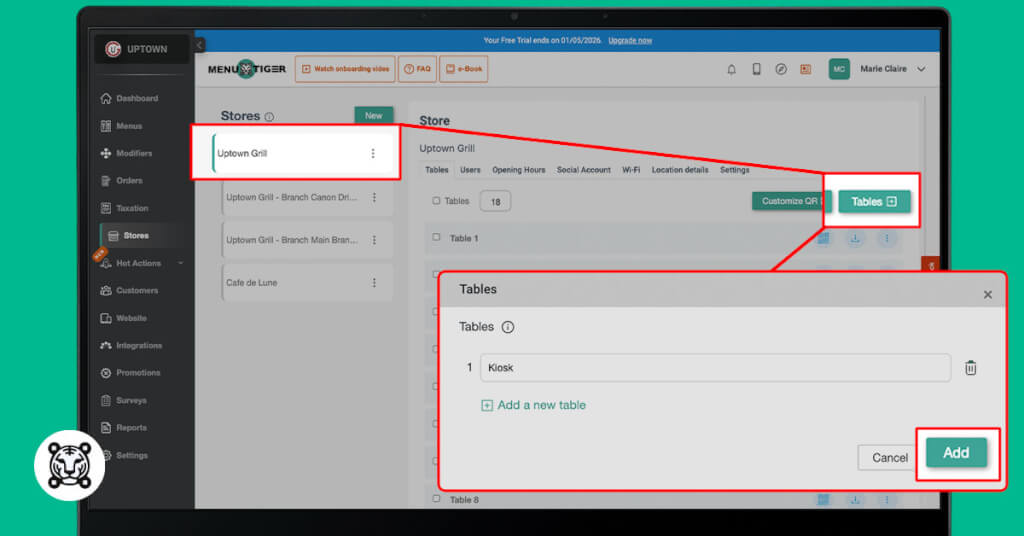 How To Setup MENU TIGER To Your Self-Service Kiosk